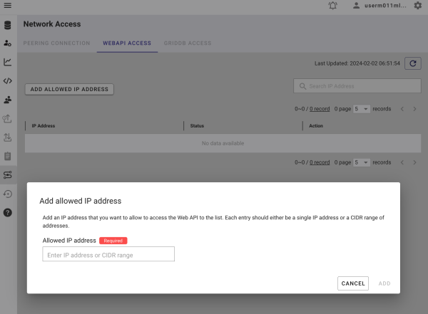 GridDB Cloud スターターガイド | GridDB: Open Source Time Series Database for IoT